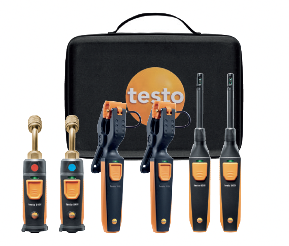Testo Smart Probes AC & Refrigeration Test Kit Plus - Control Equipment